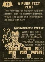 Popular Batman Cards in Pictures Part Six - 1966 Riddle Back (Riddler's ...