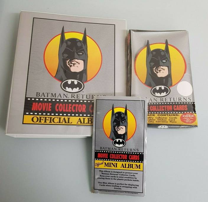 Rare Batman boxes and counter displays - Batman Cards