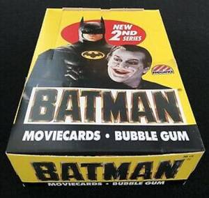 Rare Batman boxes and counter displays - Batman Cards