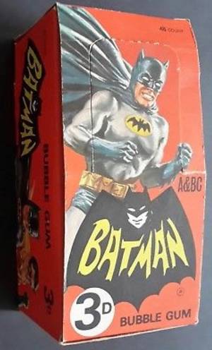 Rare Batman boxes and counter displays - Batman Cards